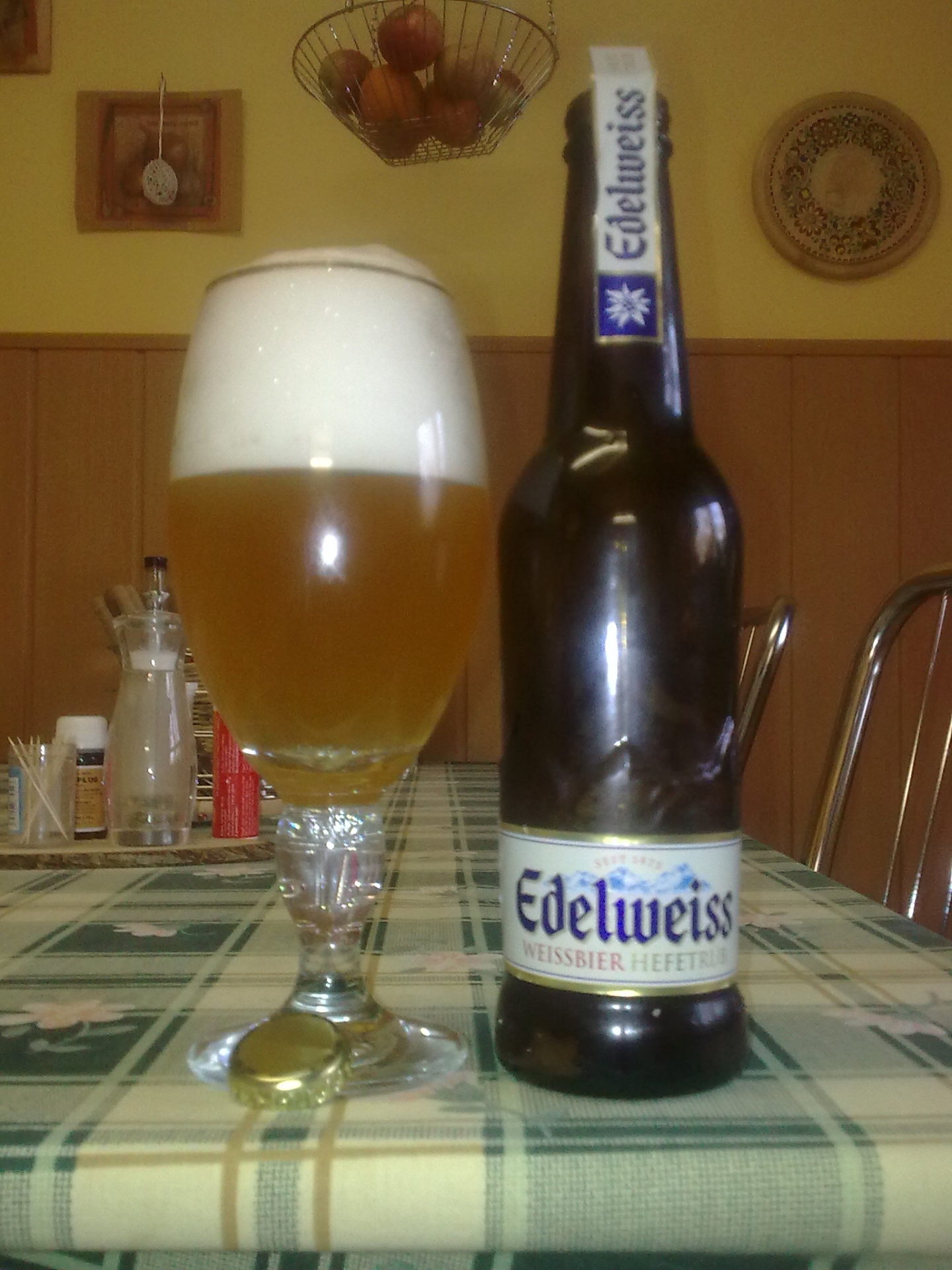 Recenze Edelweiss Weissbier Hefetrüb | PivníRecenze.cz