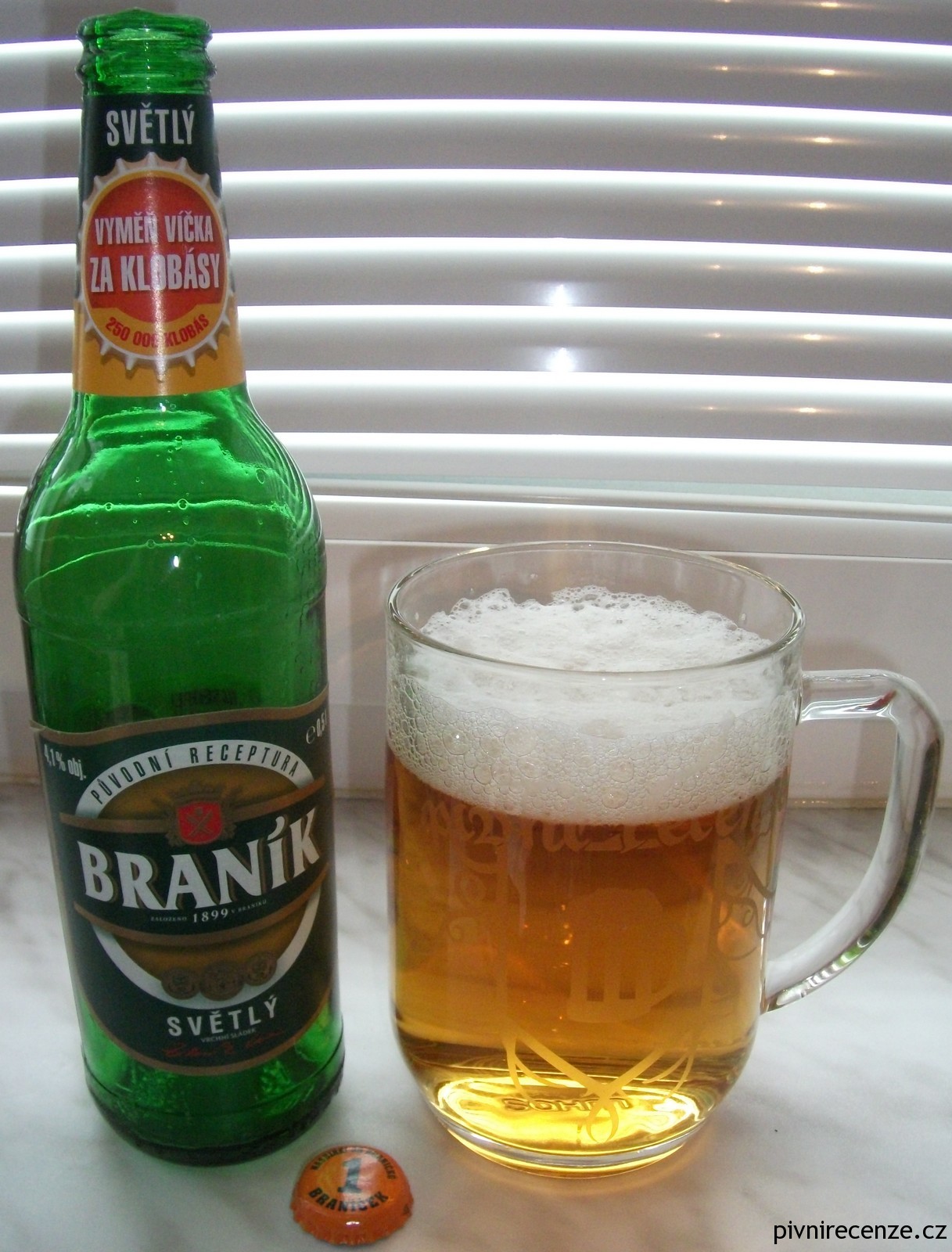 Recenze Braník světlý | PivníRecenze.cz